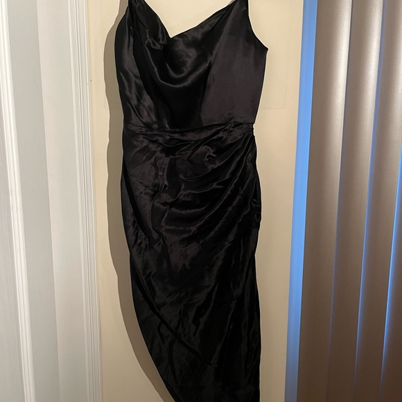 House of CB | Dresses | House Of Cb Reva Satin Gathered Corset Dress ...